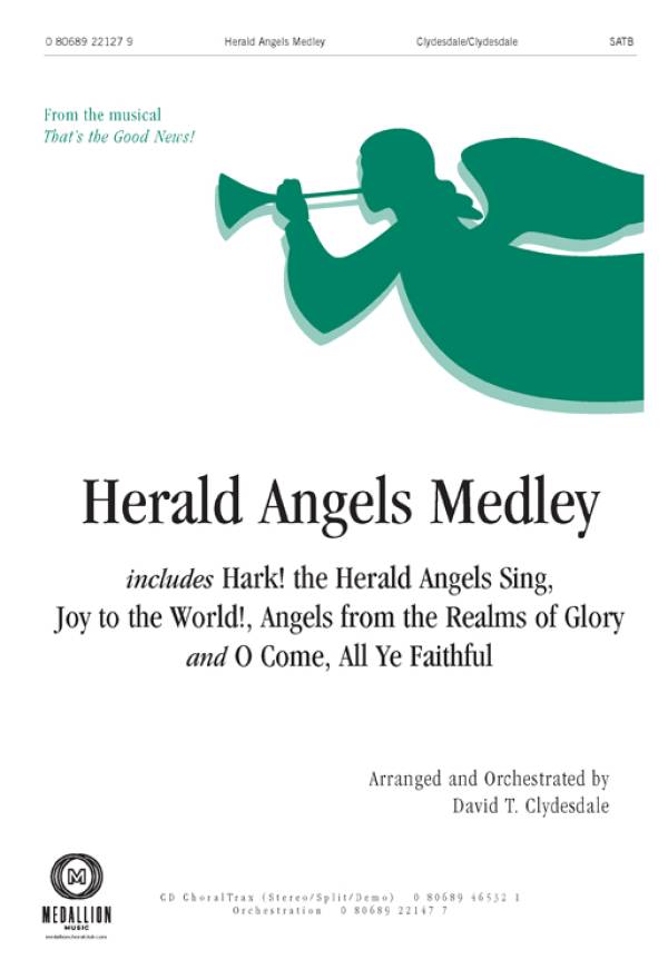 Herald Angels Medley (Choral Anthem SATB) Percussion Sheet Music PDF ...